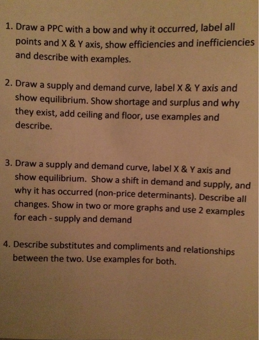 Solved Draw a PPC with a bow and why it occurred, label all | Chegg.com
