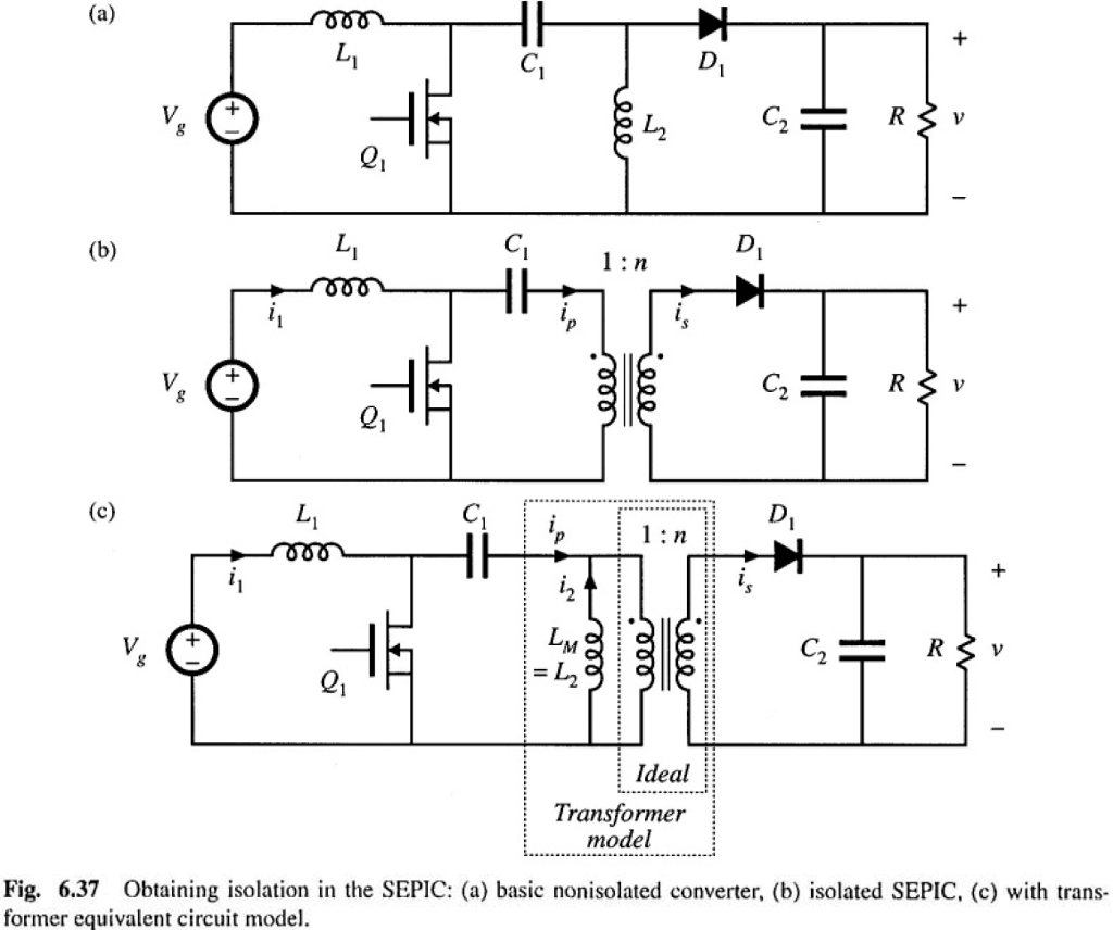 Solved A schematic diagram and waveforms of the isolated | Chegg.com
