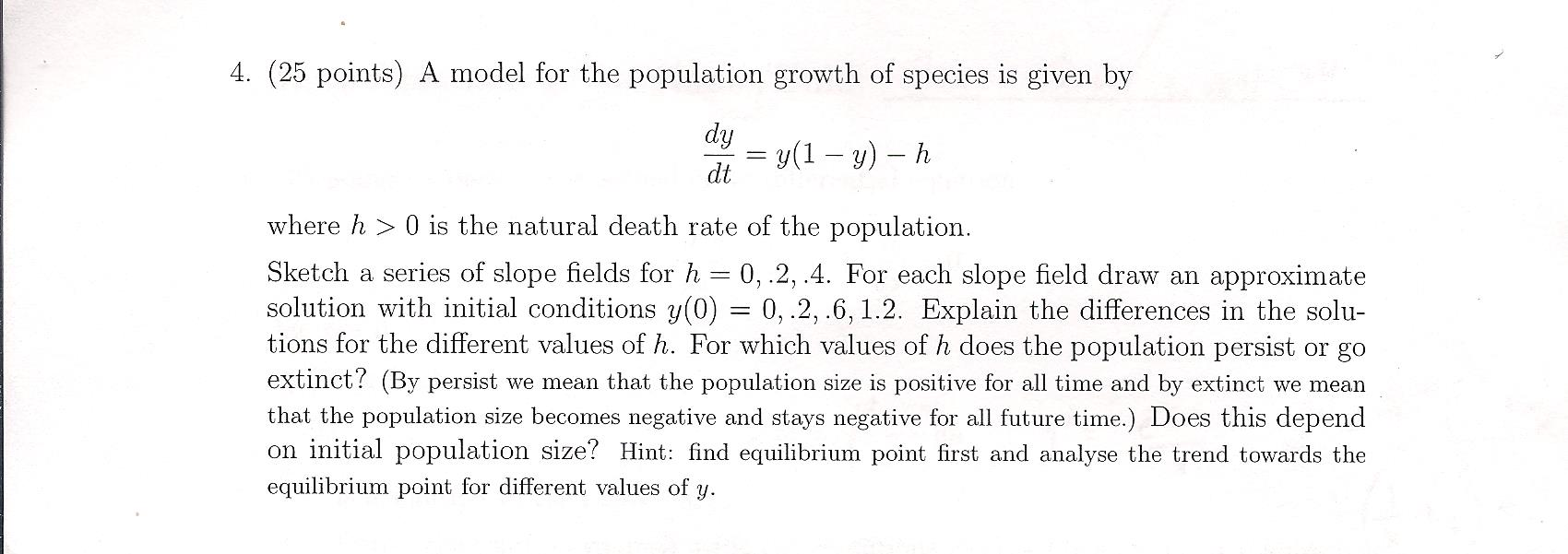A Model For The Population Growth Of Species Is Given Chegg a-model-for-the-population-growth-of-species-is-given-chegg