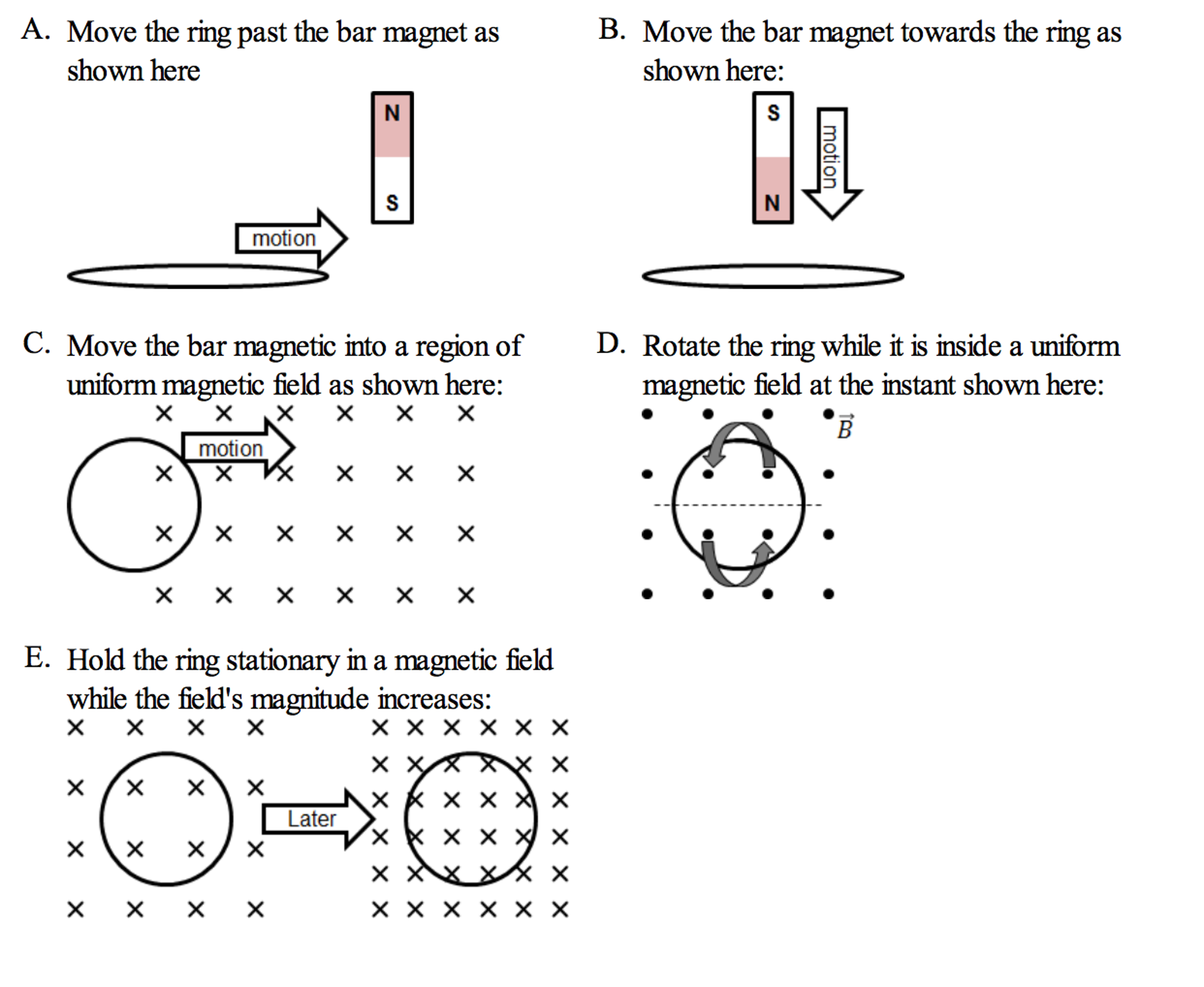 Solved You have an aluminum ring, a permanent magnet, and a | Chegg.com