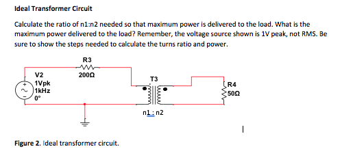 Solved Ideal Transformer Circuit Calculate the ratio of | Chegg.com