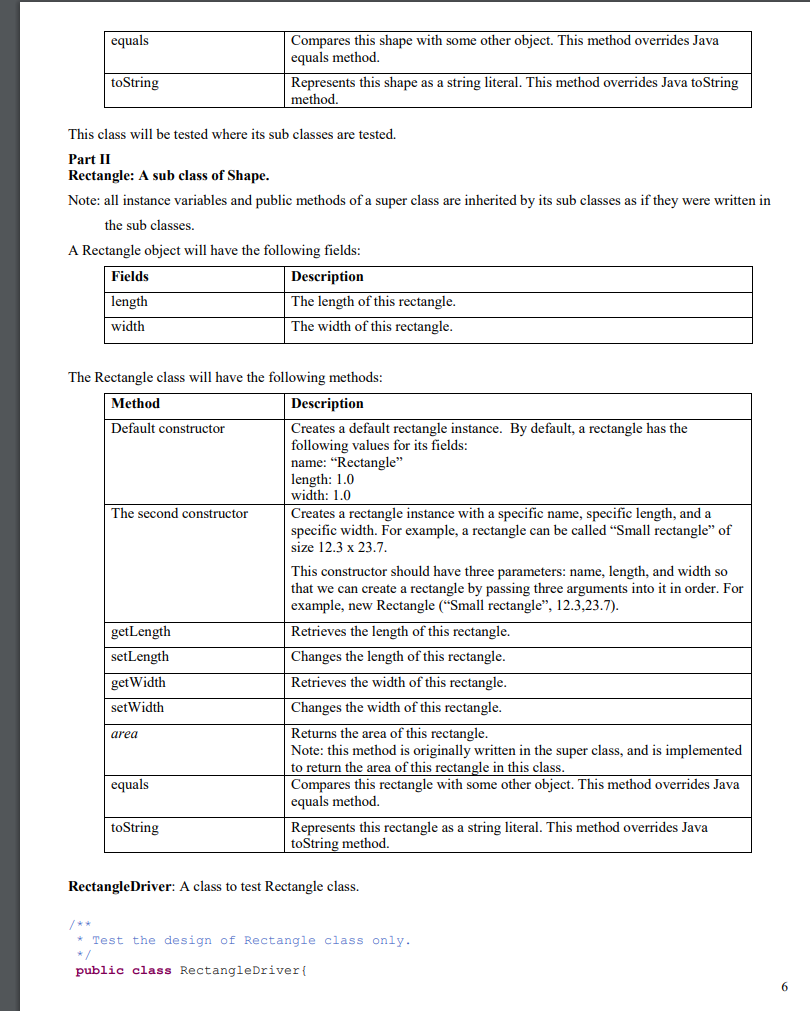 1. Shape 2. Rectangle 3. Triangle 4. Circle 5. | Chegg.com