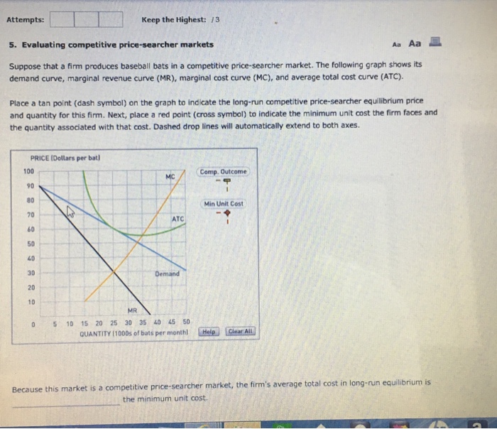 Solved Suppose That A Firm Produces Baseball Bats In A Chegg