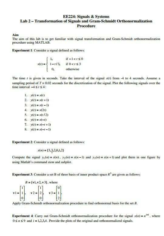 Solved Aim The aim of this lab is to get familiar with | Chegg.com