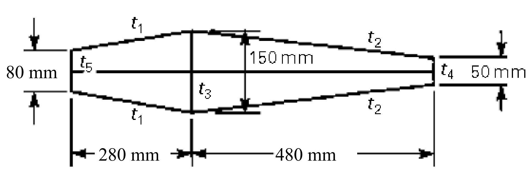 Solved A hollow, multicell aluminium tube (cross section | Chegg.com
