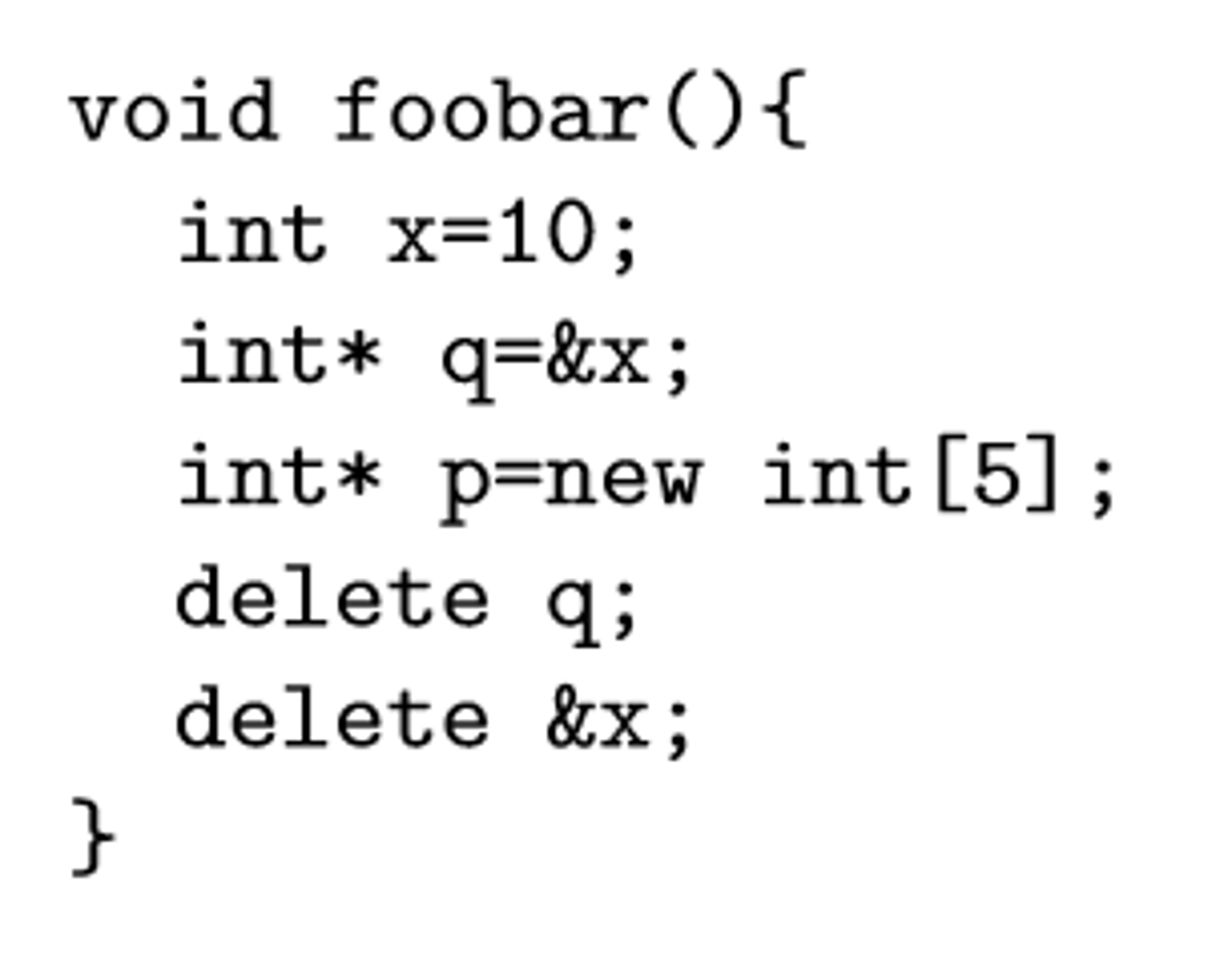 Solved What are the issues with the following function? | Chegg.com