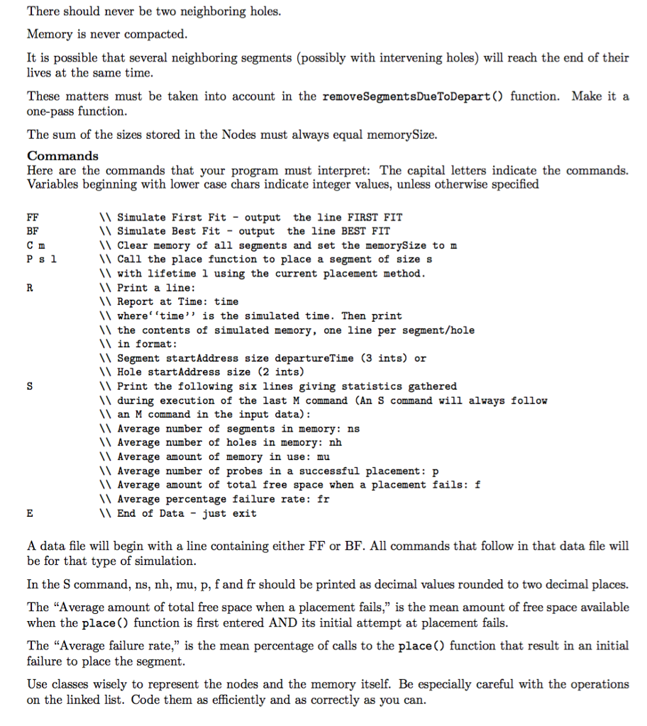 Solved You are to write a program to simulate the arrivals, | Chegg.com