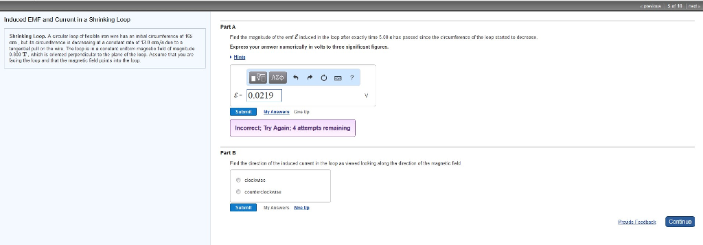 Solved Find the magnitude of the emf epsilon induced in | Chegg.com