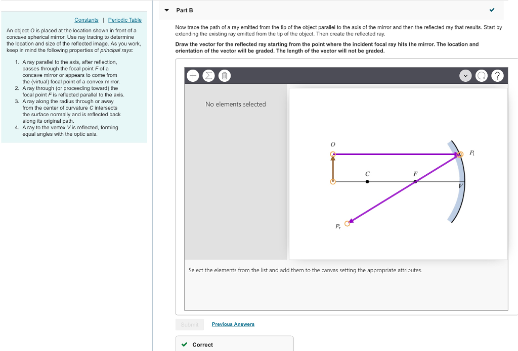 Solved Constants Periodic Table Part A An object O is placed | Chegg.com
