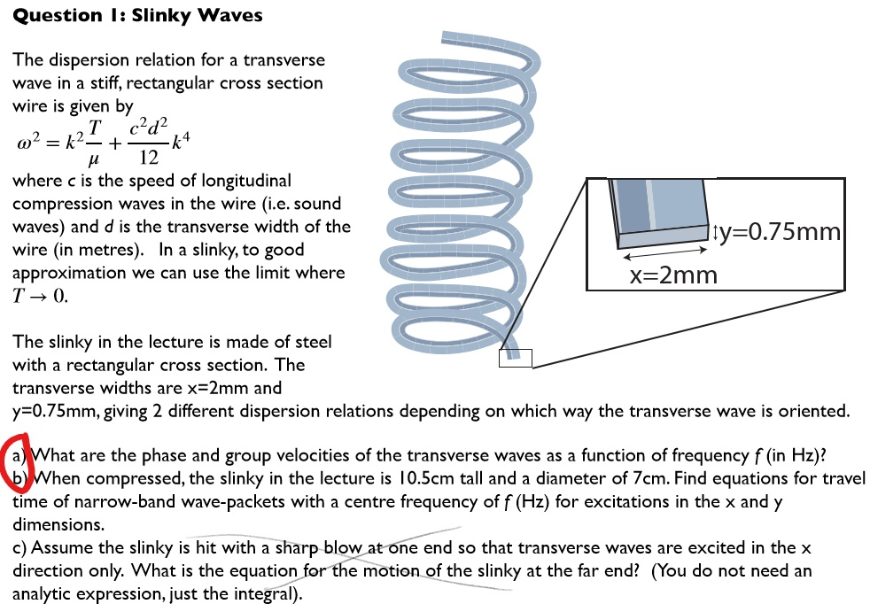 Transverse Wave Slinky