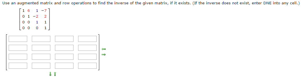 Solved Use an augmented matrix and row operations to find | Chegg.com