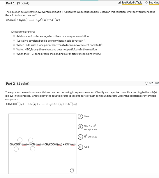 Solved Consider a binary acid, represented as HA, in which | Chegg.com