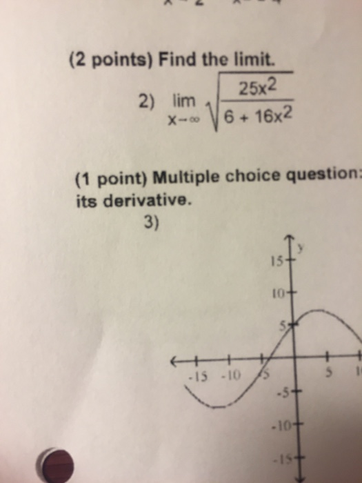 Solved Find the limit. Lim_x rightarrow infinity squareroot | Chegg.com