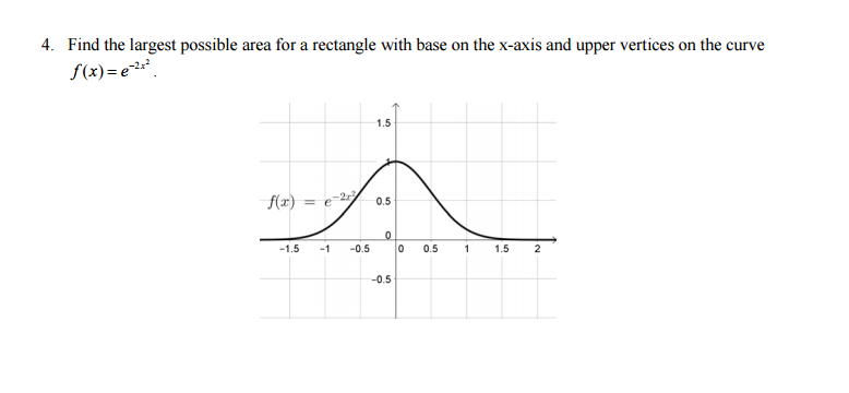 Solved Find the largest possible area for a rectangle with | Chegg.com