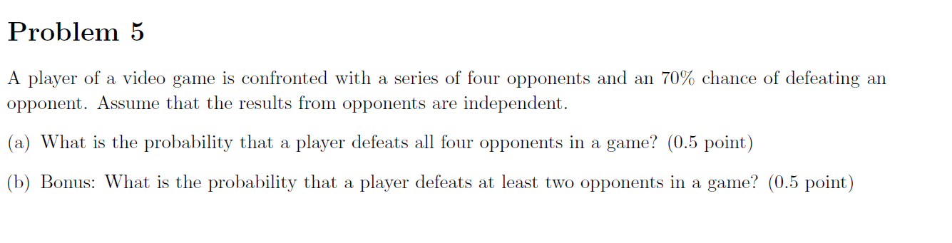 Solved Problem 5-1- Please answer the questions a & b | Chegg.com