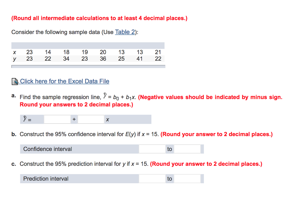 Solved (Round all intermediate calculations to at least 4 | Chegg.com