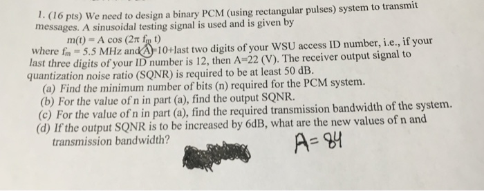 Solved We need to design a binary PCM (using rectangular | Chegg.com