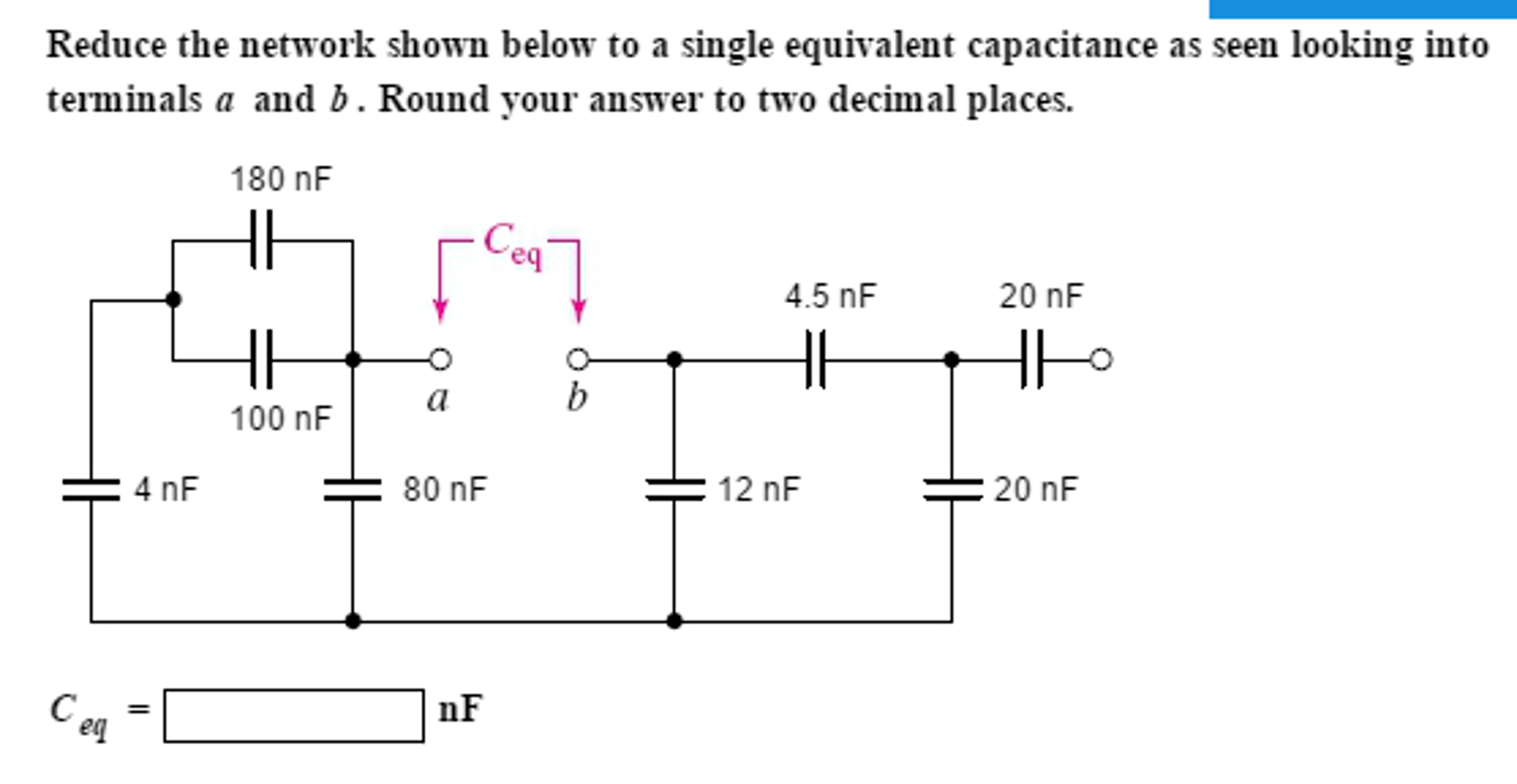 Solved Reduce the network shown below to a single equivalent | Chegg.com