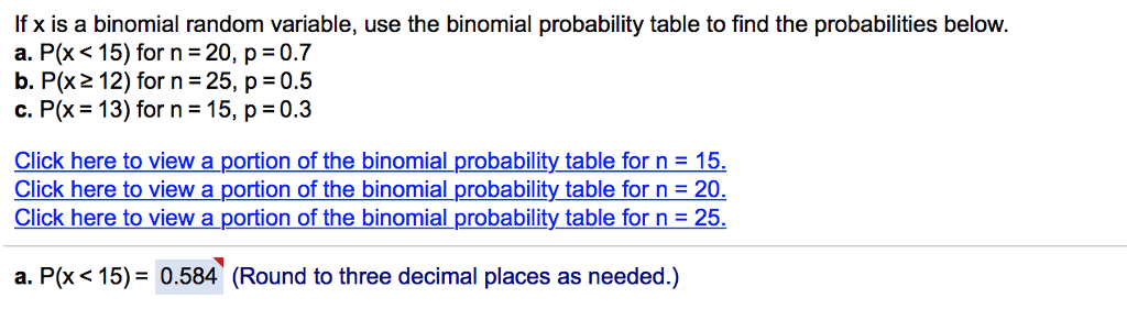 Solved If X Is A Binomial Random Variable Use The Binomial