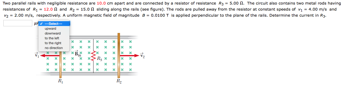 Solved Two parallel rails with negligible resistance are | Chegg.com