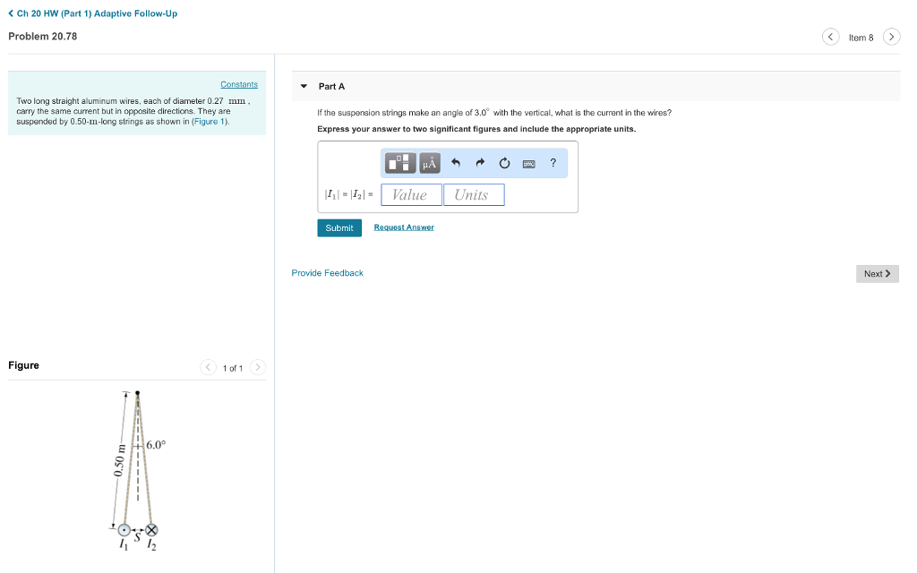 Solved Ch 20 HW (Part 1) Adaptive Follow-Up Problem 20.78 | Chegg.com