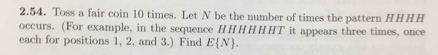 Solved Toss a fair coin 10 times. Lot N be the number of | Chegg.com