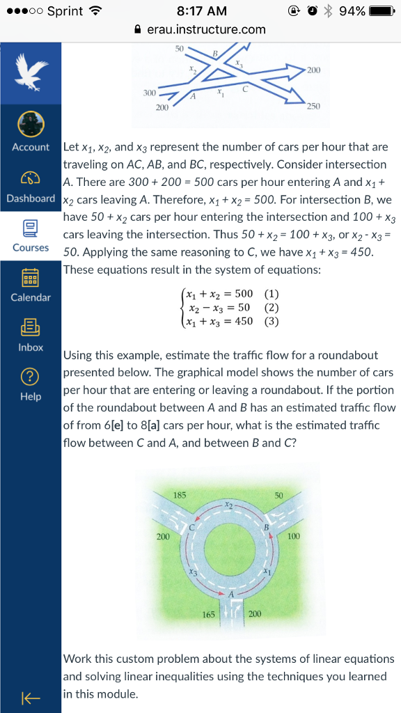 Solved »«o 00 Sprint 8:17 AM @ 0 94%)| , ? | Chegg.com