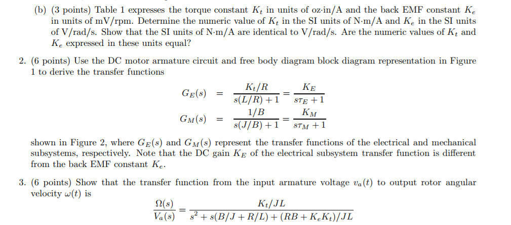 Solved Problem 8: (25 points) Figure 1 shows the armature | Chegg.com
