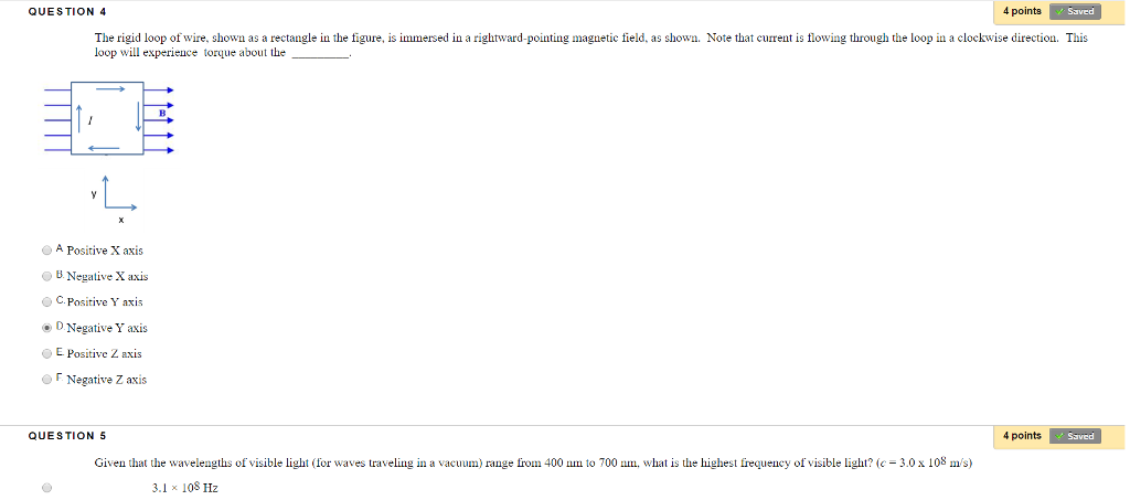 Solved The Rigid Loop Of Wire Shown As A Rectangle In The