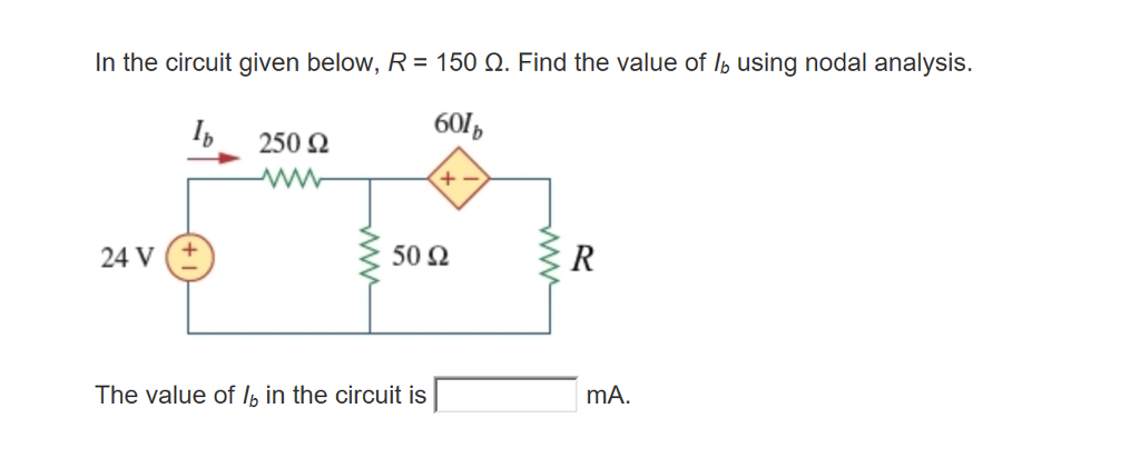 Solved In the circuit given below, R = 30 Q. Find the | Chegg.com