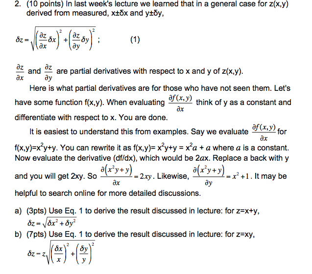 Solved 2. (10 points) In last week?s lecture we learned | Chegg.com