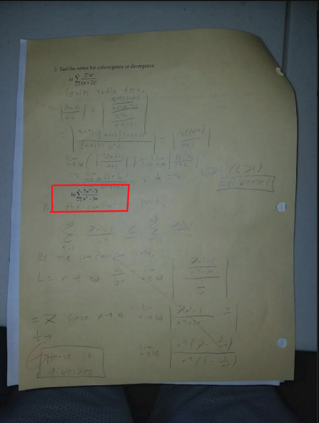 Solved Test corrections for my calculus class, please only | Chegg.com