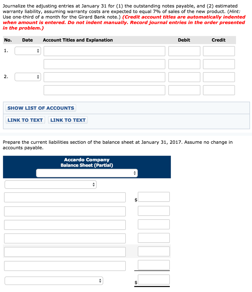 Solved Problem 11-1A On January 1, 2017, the ledger of | Chegg.com