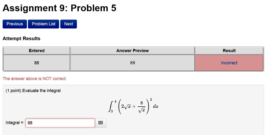 Solved Evaluate The Integral Integral 4 2 2 Square Root X Chegg