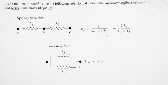 Solved Using the FBD-Method. prove the following rules for | Chegg.com