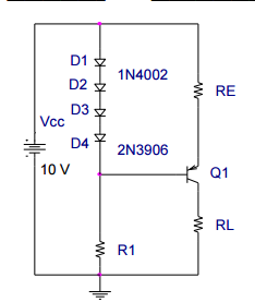 Solved Design a PNP current source for IC = 1mA, similar to | Chegg.com