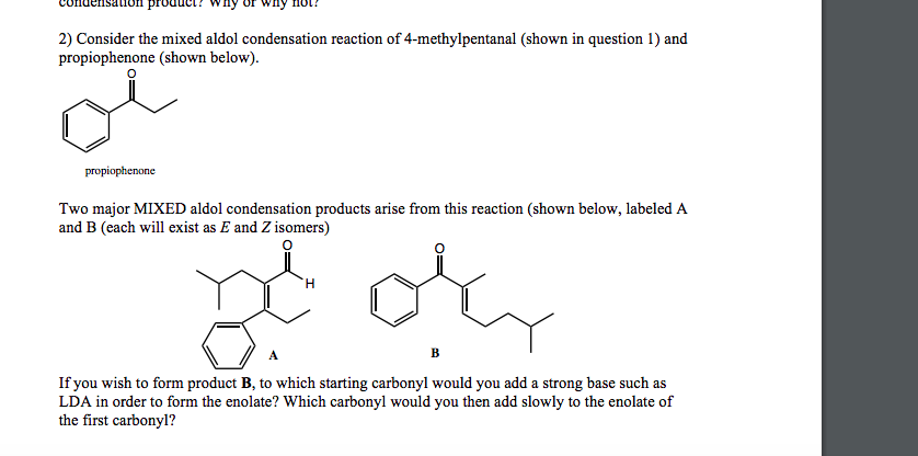 Solved Condensallon prodr Wny noL! 2) Consider the mixed | Chegg.com