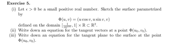 Solved Let epsilon > 0 ho a small positive real number. | Chegg.com
