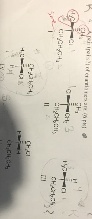 Solved pair Apair (pairs?) of enantiomers are: (6 pts) CH CI | Chegg.com Solved pair Apair (pairs?) of enantiomers are: (6 pts) CH CI | Chegg.com