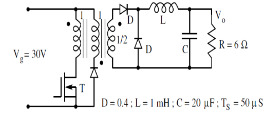 Solved P3.The figure shown below is a forward converter | Chegg.com