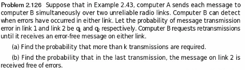 Solved Problem 2.126 Suppose that in Example 2.43, computer | Chegg.com