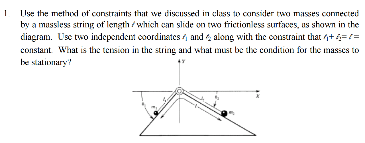 Solved Use the method of constraints that we discussed in | Chegg.com