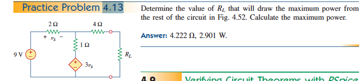 Solved Determine the value of R_L that will draw the | Chegg.com
