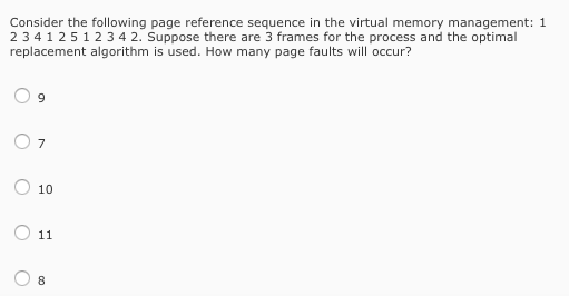 Solved Consider the following page reference sequence in the | Chegg.com