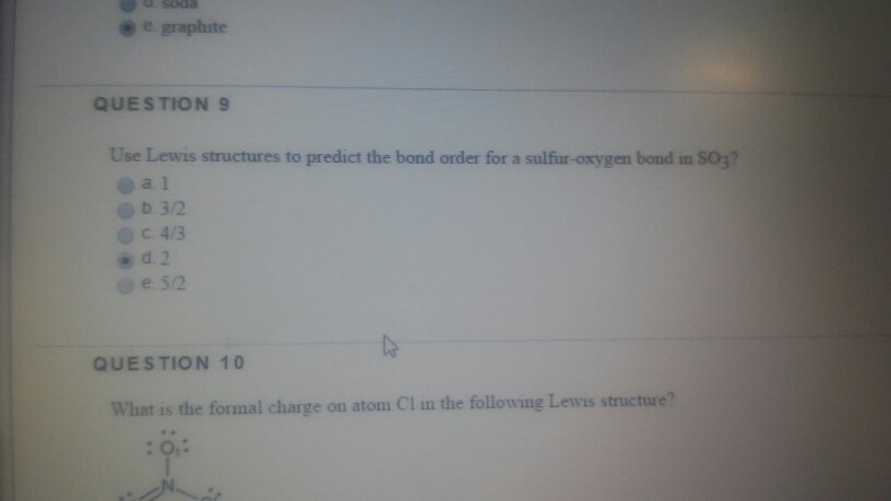 Solved Lewis structures to predict the bond order for a | Chegg.com