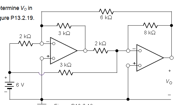 Solved determine v0. | Chegg.com Solved determine v0. | Chegg.com