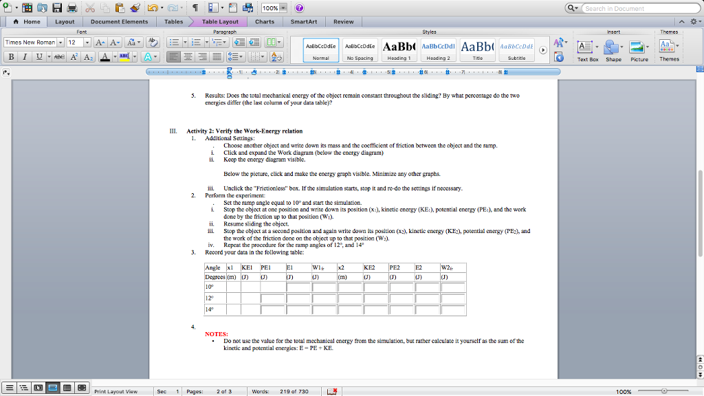 Solved 100% ne Home Layout Document Elements Tables Table | Chegg.com