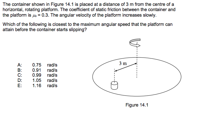 Solved The container shown in Figure 14.1 is placed at a | Chegg.com