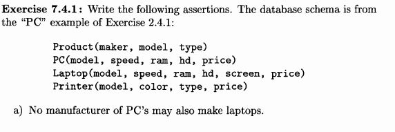 Solved Exercise 741 Write The Following Assertions The 3107