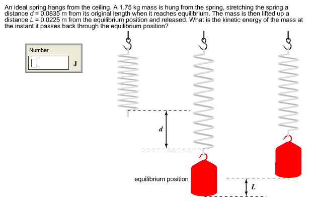 Solved A 205-g object is attached to a spring that has a | Chegg.com